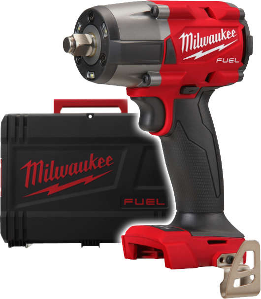 Klucz udarowy akumulatorowy 18V Milwaukee + walizka M18 FMTIW2F12-0X | sklep z narzędziami BIMEX